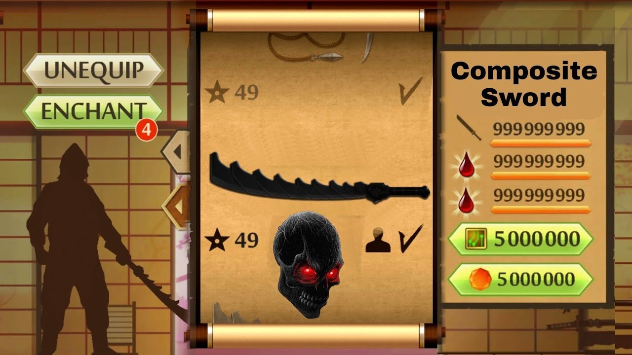 Shadow Fight 2 Epic Dark Composite Sword | The Most Powerful Super Dark ...