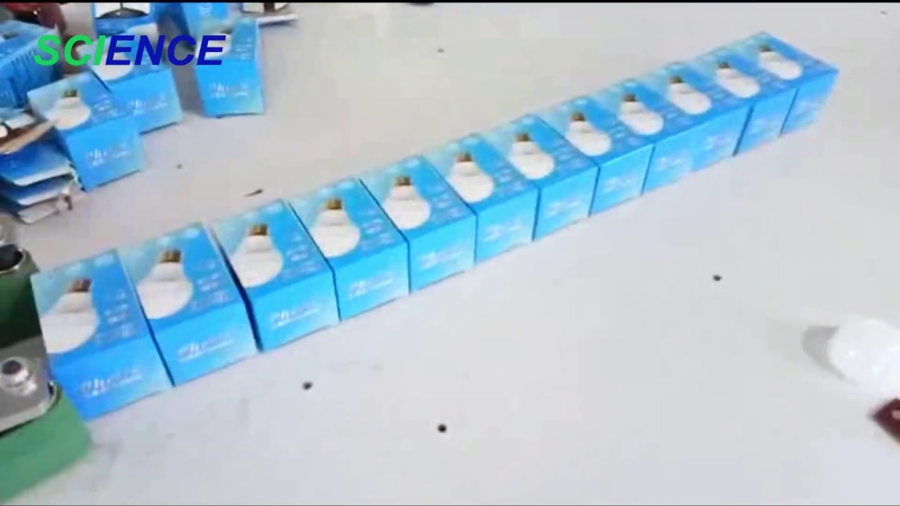 Automatic Cartoning Machine For LAMP BULB - YouTube