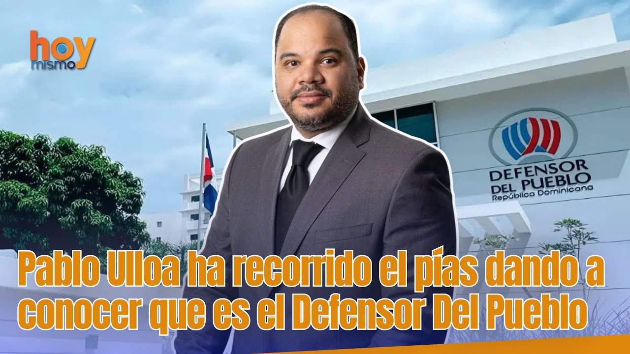 Pablo Ulloa ha recorrido el pías dando a conocer que es el Defensor Del ...