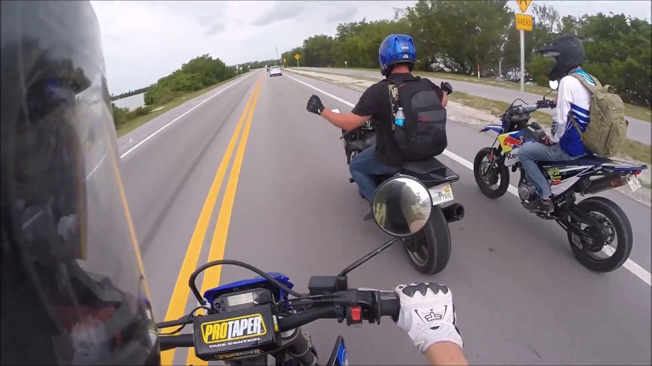 Motorcycle Backpacking - Key West - YouTube