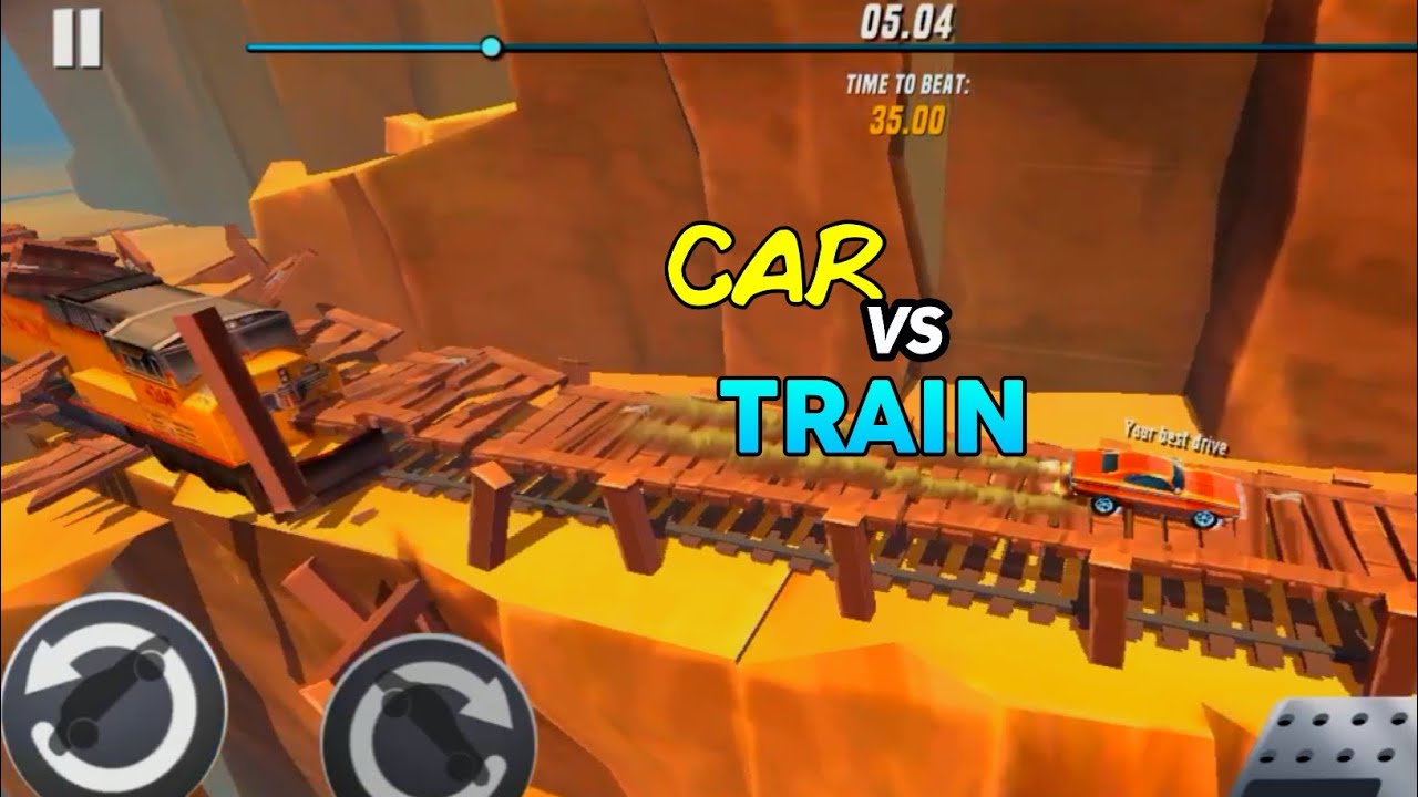 CAR VS TRAIN|RACE AND STUNT - YouTube