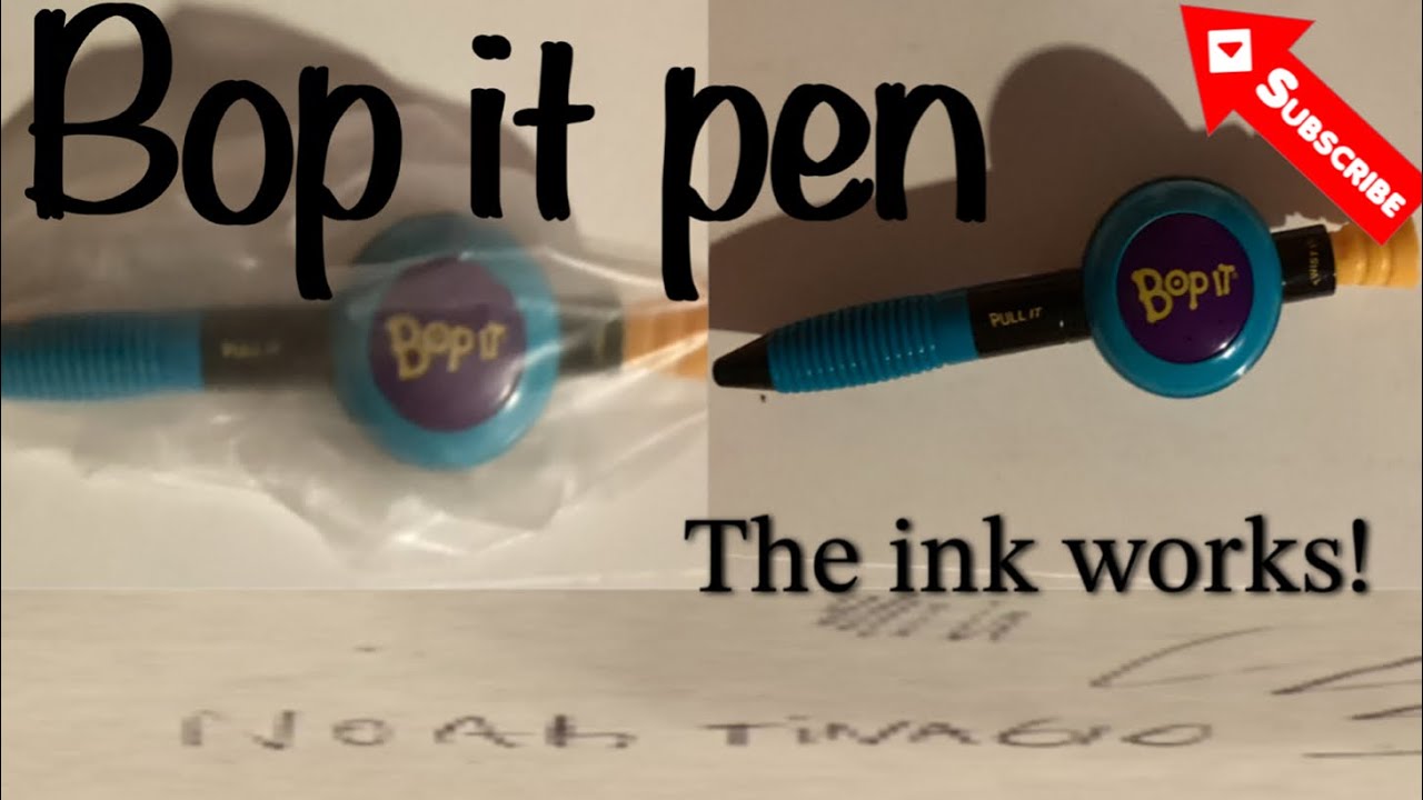 Bop it pen 2001 (the ink works) - YouTube