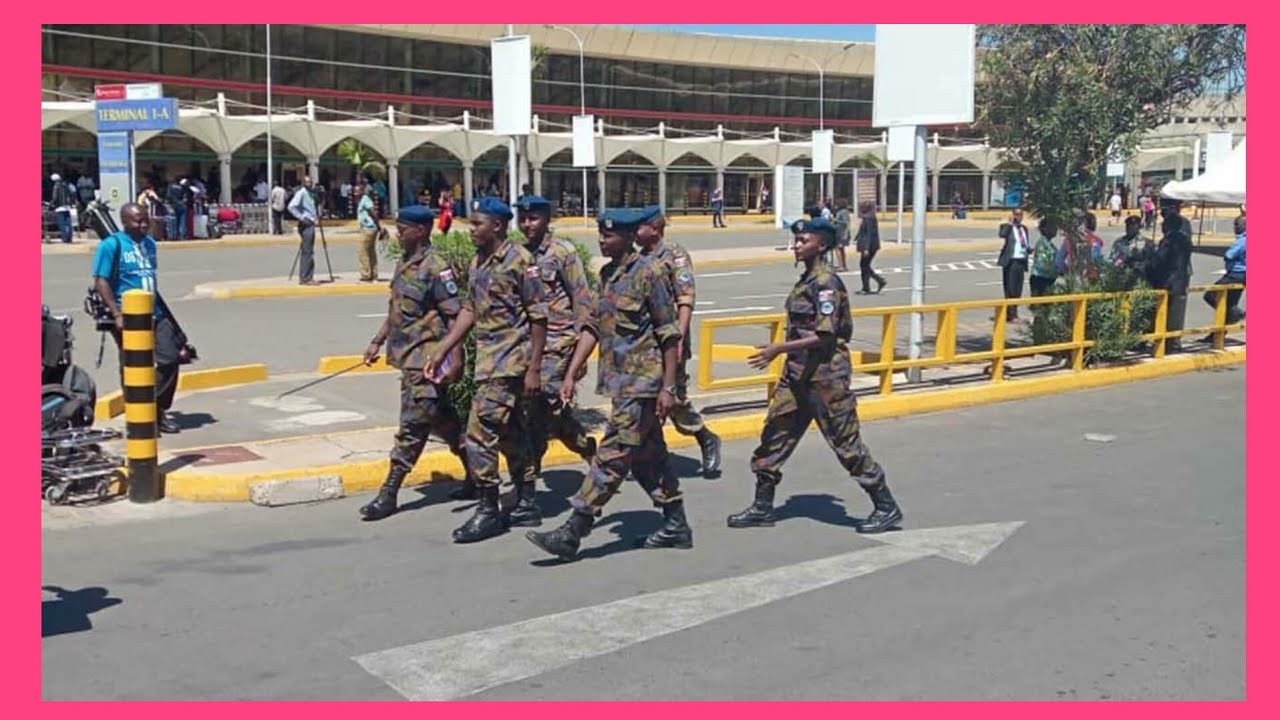 Leta fujo uone!TIGHT SECURITY AT JKIA ahead of GEN Z MEGA DEADLY ...