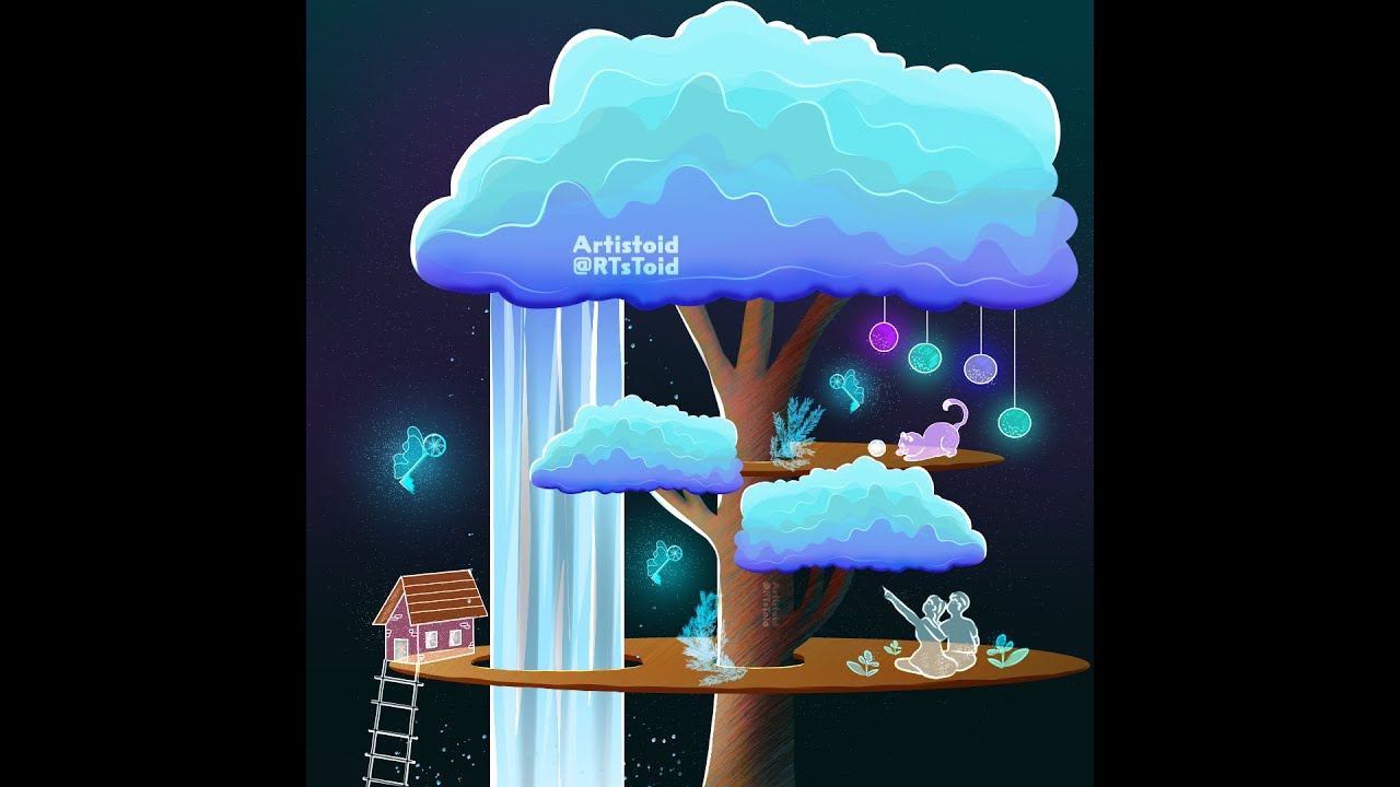 A time-lapse of the last illustration "Magic" - "Magic" فيديو لأخر رسمة ...