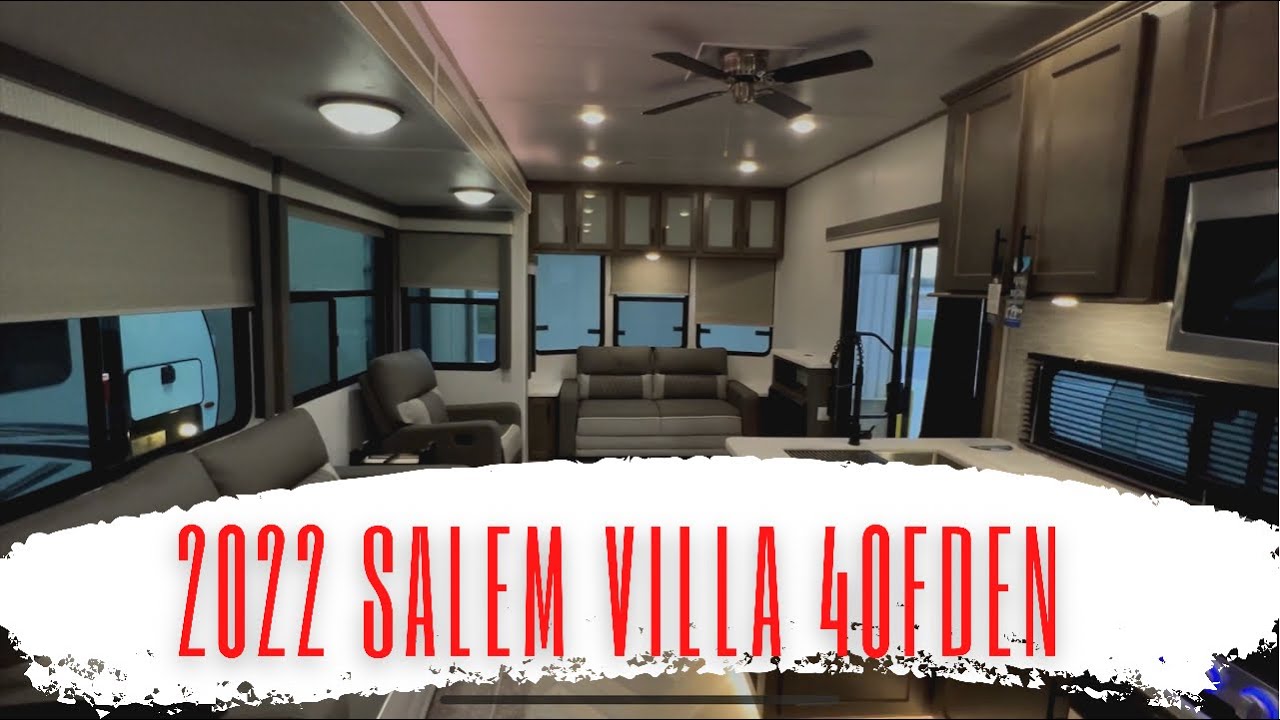 Insanely great value Park Model RV - 2022 Salem Villa 40FDEN RV Tour by ...