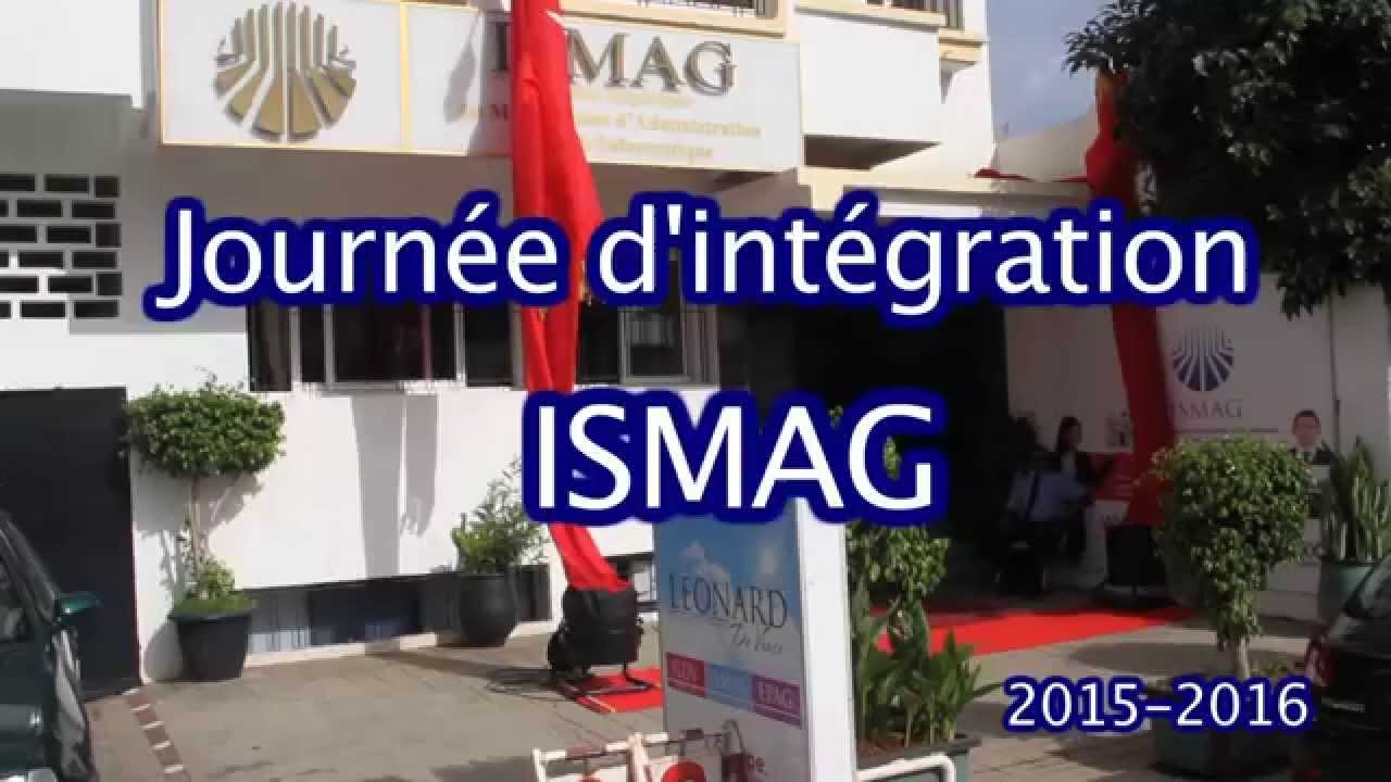 journée d'intégration ISMAG 2015/2016 - YouTube