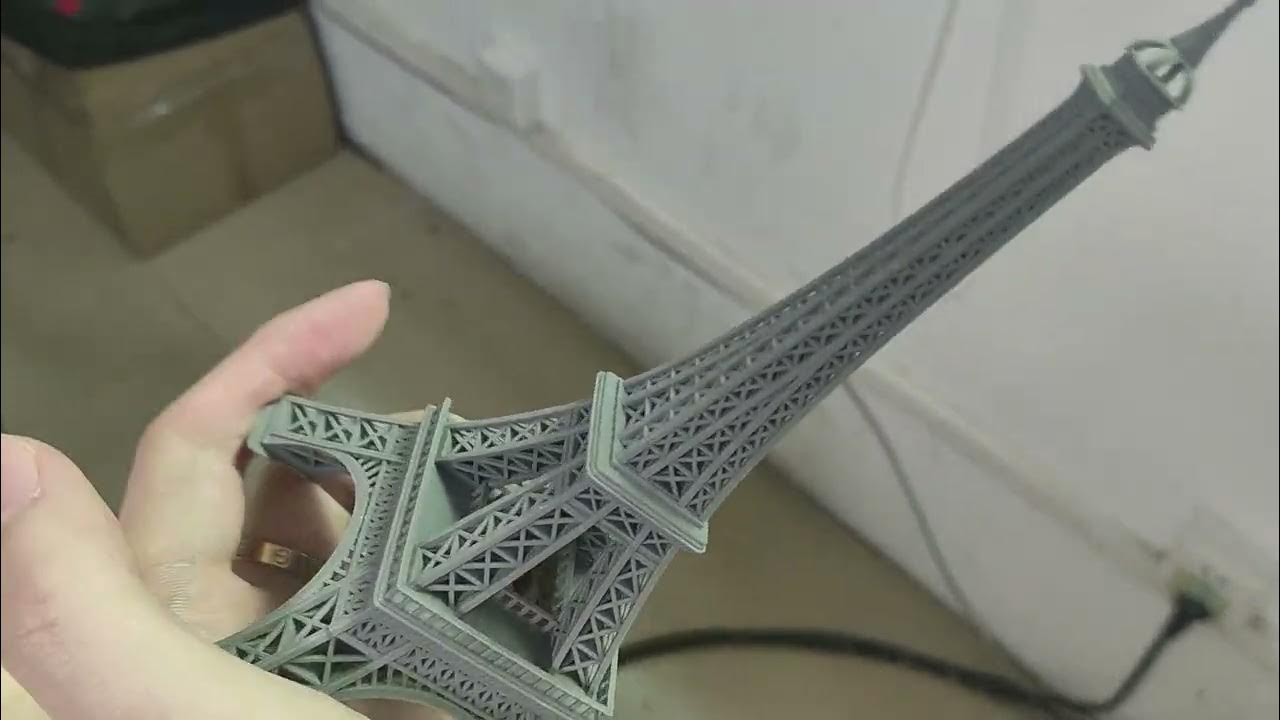 3D Printed Eiffel Tower - YouTube