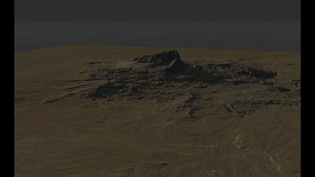 Gaea Time-lapse: Southern Peak - YouTube