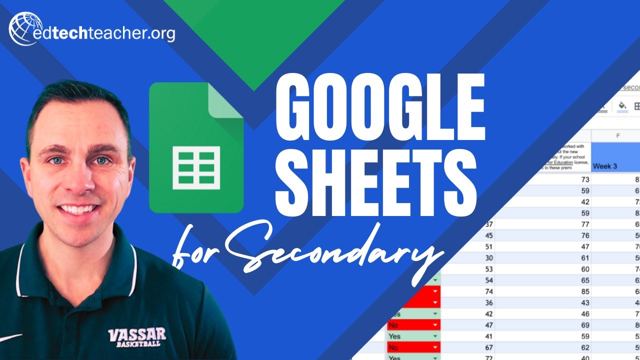 Google Sheets in the Secondary Classroom - YouTube