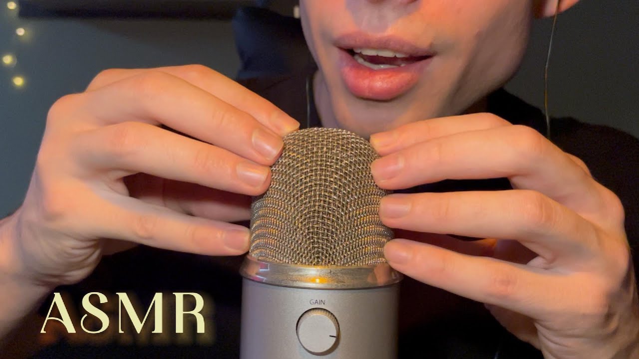 ASMR | Close-Up Mouth Sounds & Mic Touching - YouTube