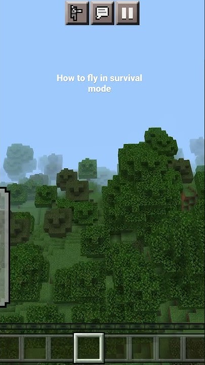 How to fly in Minecraft survival #minecraft #survival #flying - YouTube