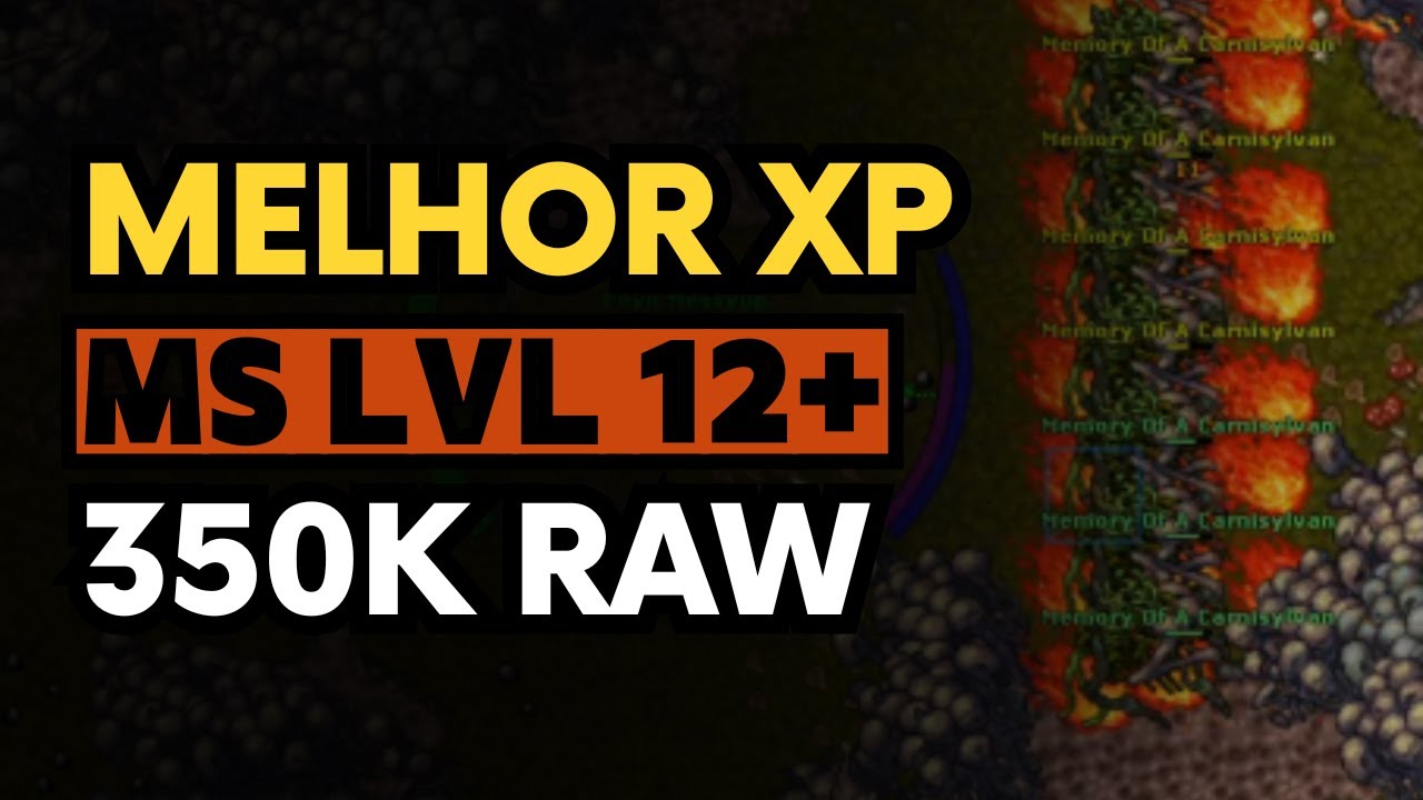 TIBIA: HUNT FULL XP PARA LOW LEVEL MS OU ED NO INICIO DE SERVIDOR ...