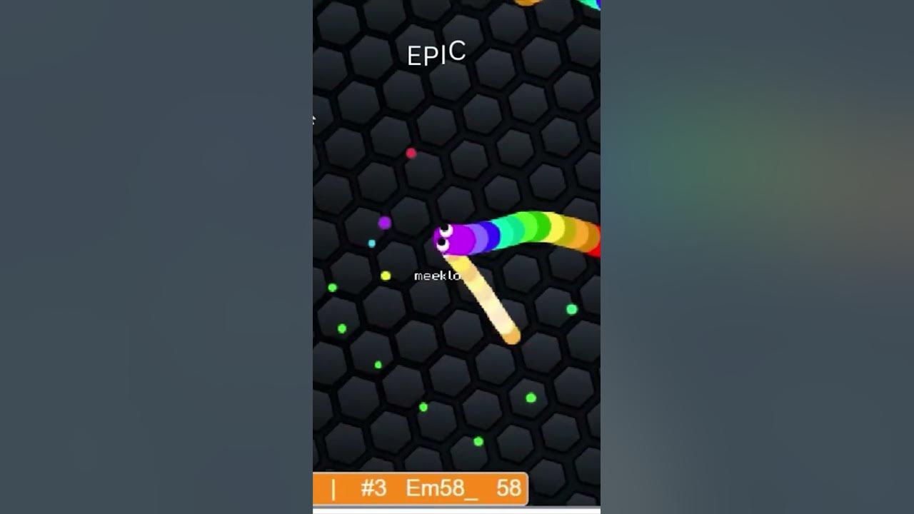 EPIC SLITHER PLAY! (Epic slither on Scratch moment 1) #shorts - YouTube