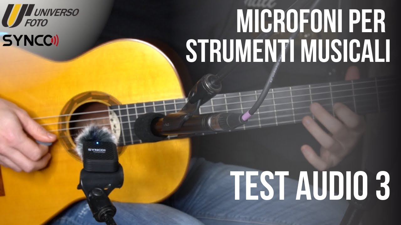 Microfoni per strumenti musicali? Test con varie chitarre e basso ...
