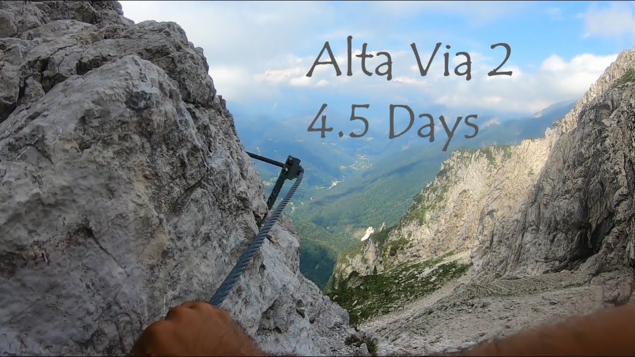 Fastpacking Alta Via 2 in 4.5 Days | Dolomites Italy | 200km (16400m D+ ...