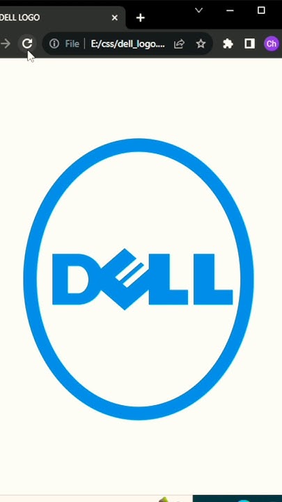 How to make dell logo | #programming #shorts #coding #shorts #html #css - YouTube