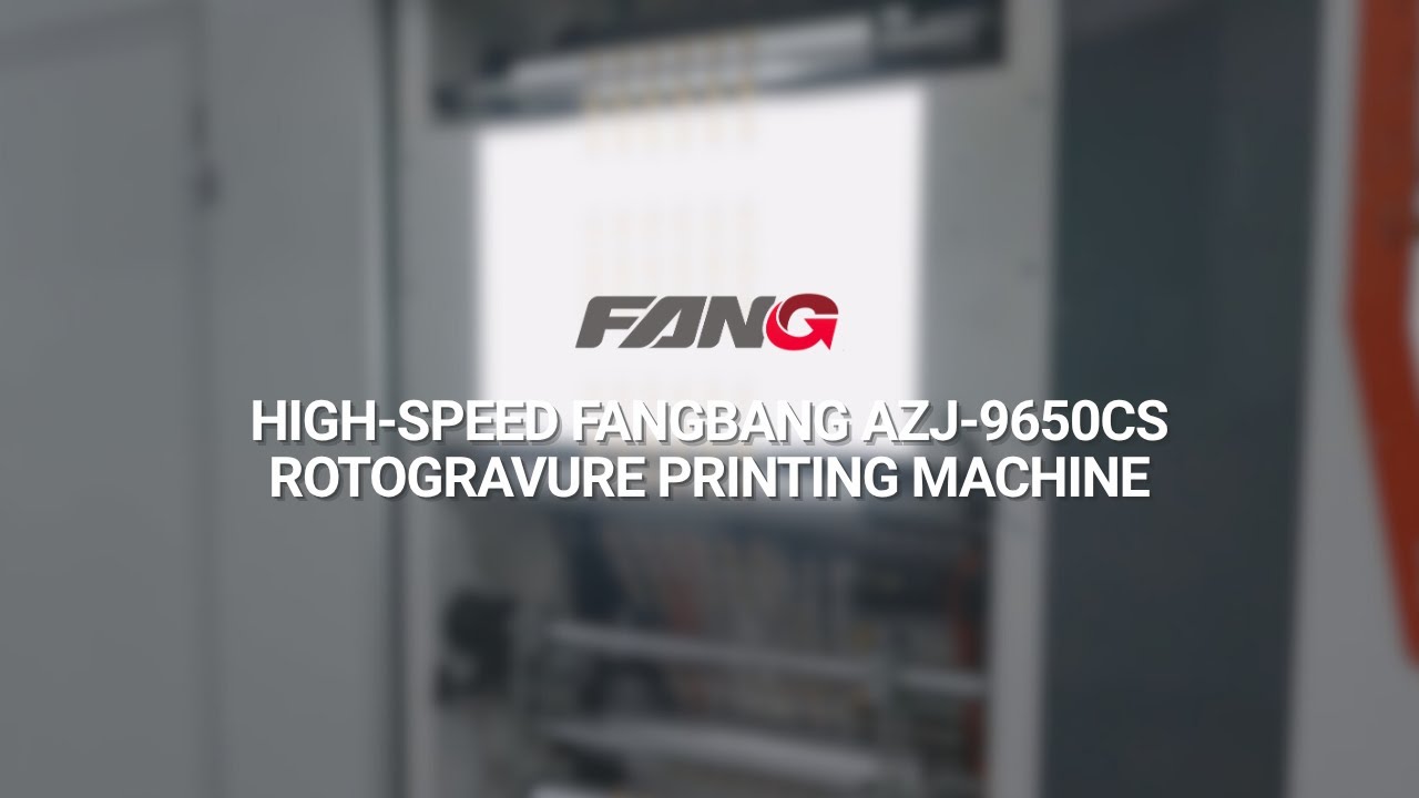 High-Speed Fangbang AZJ-9650CS Rotogravure Printing Machine for ...