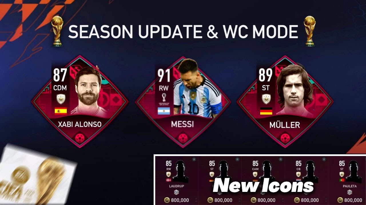 FIFA MOBILE 22 Season Update + New Icons + World Cup Mode || New ...