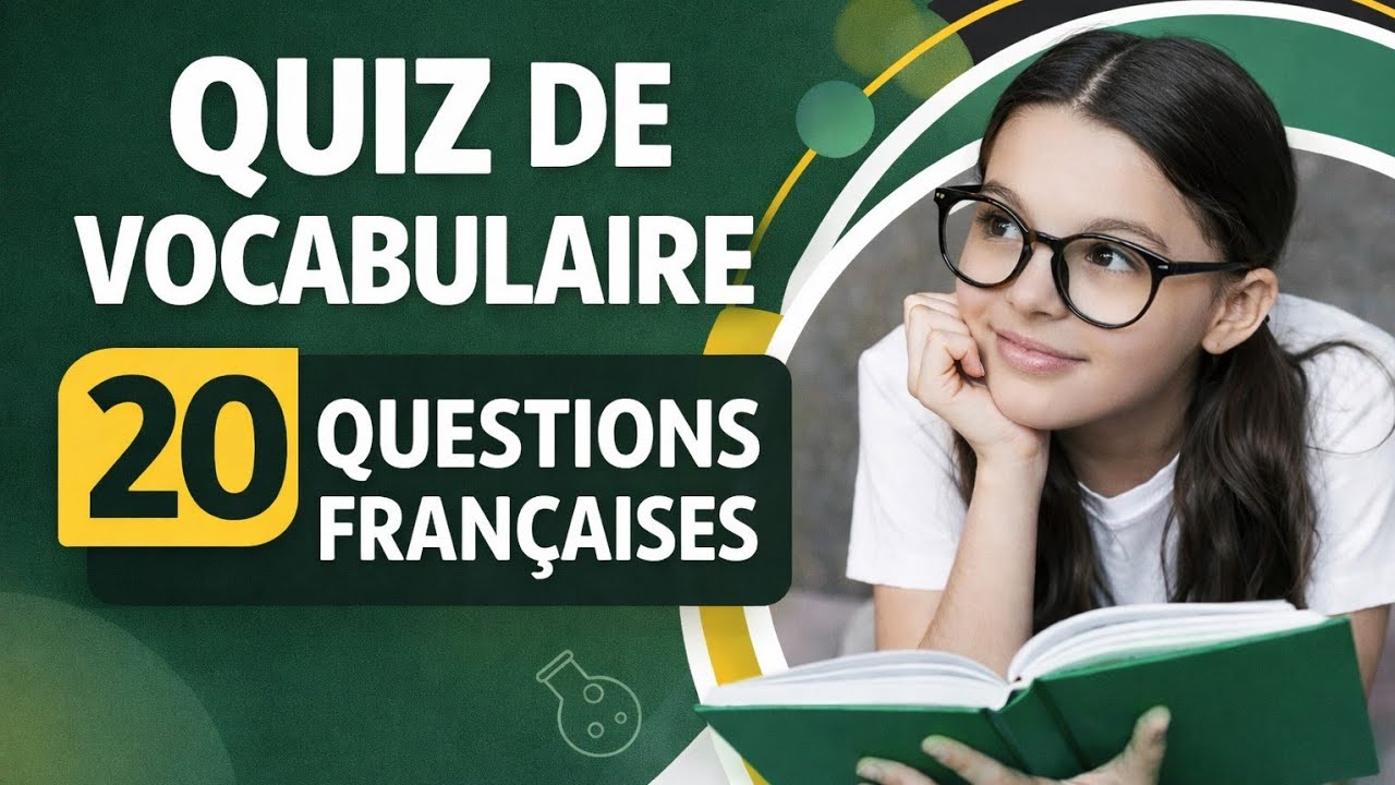 French Vocabulary Quiz – 20 Questions to Test Your Level - YouTube