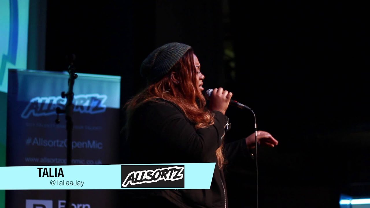 TALIA JAY LIVE @ Allsortz Open Mic - October 2014 - YouTube