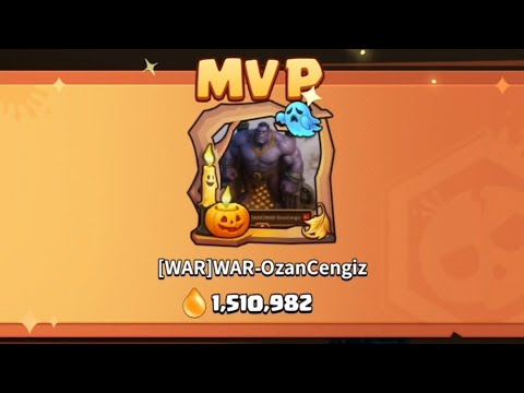 WAR Vs MP Kara Altın Savaşı 1.5m Puan Yaptım!!! - Dark War Survival