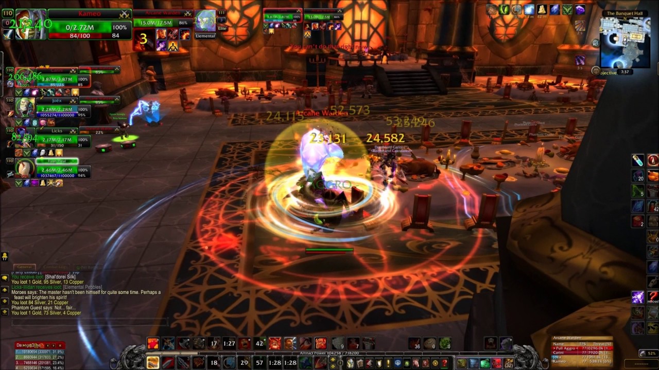 World Of Warcraft Legion Return to Karazhan Part 3 Moroes - YouTube