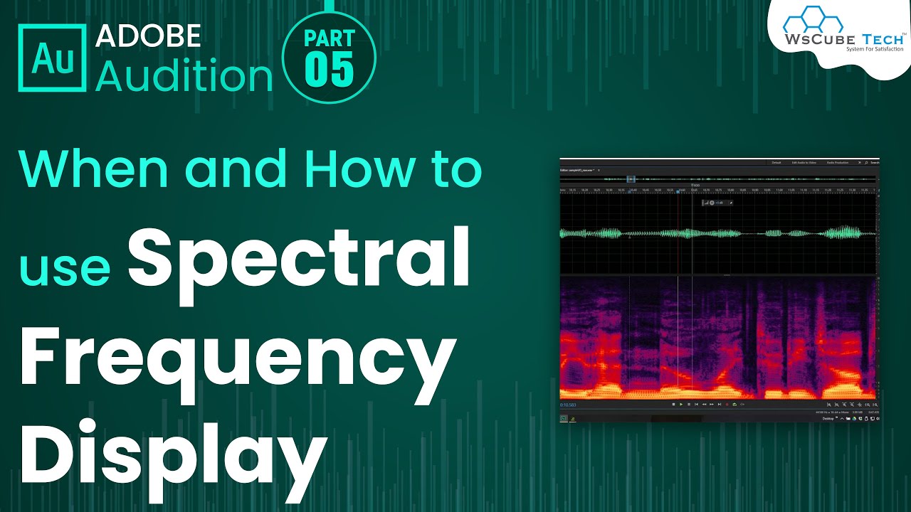 When and How to Use the Spectral Frequency Display to Remove Background ...