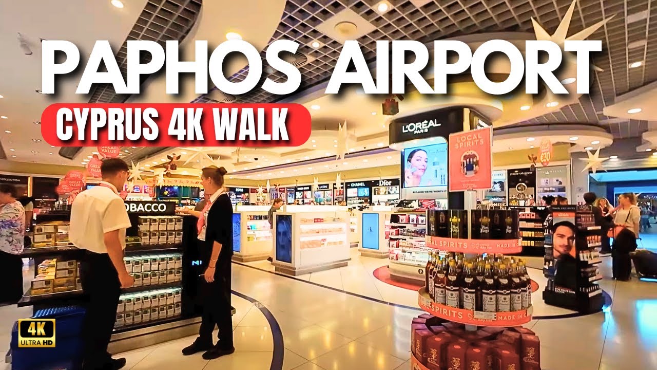 Experience Paphos Airport in Stunning 4K! ️ - YouTube