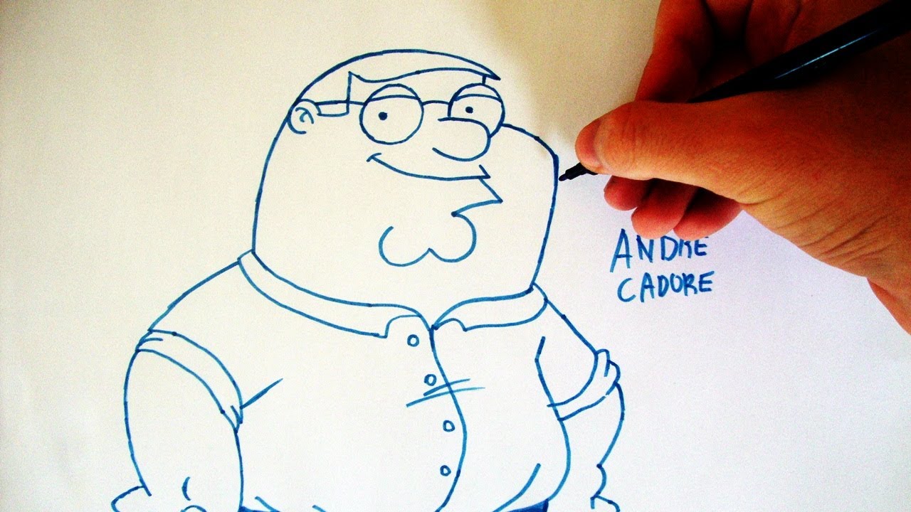 Como Desenhar Peter Griffin [Family Guy] - (How to Draw Peter Griffin ...
