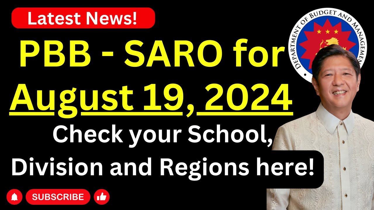 Performance-Based Bonus (PBB) 2022 Update II SARO - YouTube