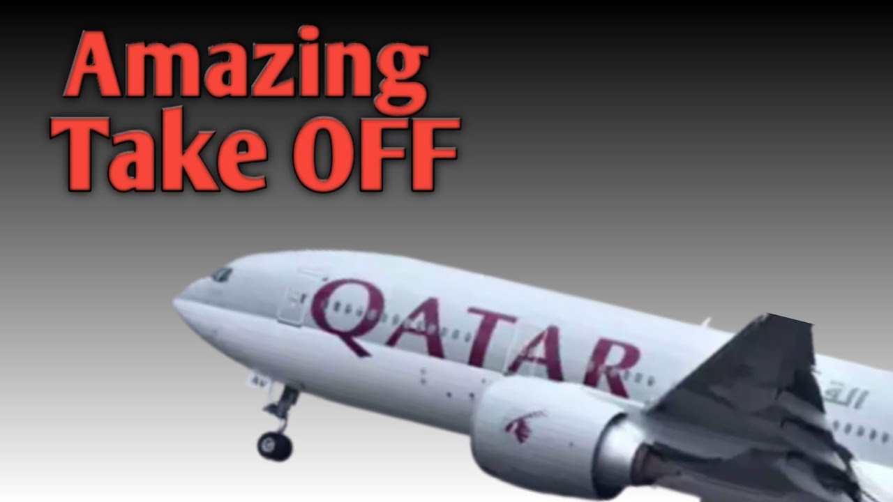 Qatar Airways QR516 DOH-COK -- Amazing TakeOff - YouTube