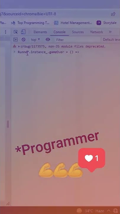 Google Chrome browser | Dino game hack using console using javascript and unlimited score for ...