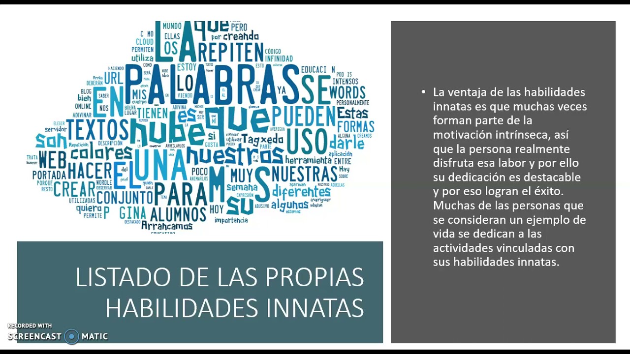 Introducción 3- Habilidades innatas y adquiridas - YouTube