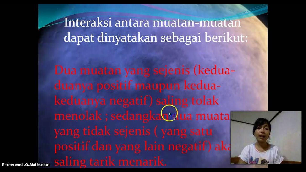 ELISABETH SANTI TUTORIAL MENGAJAR MATERI FISIKA INTERAKSI ANTAR MUATAN ...