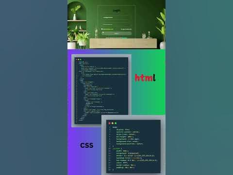 Creating a beautiful login form design Using HTML CSS only #coding ...