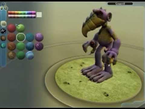 Spore Beta - creature editor - YouTube