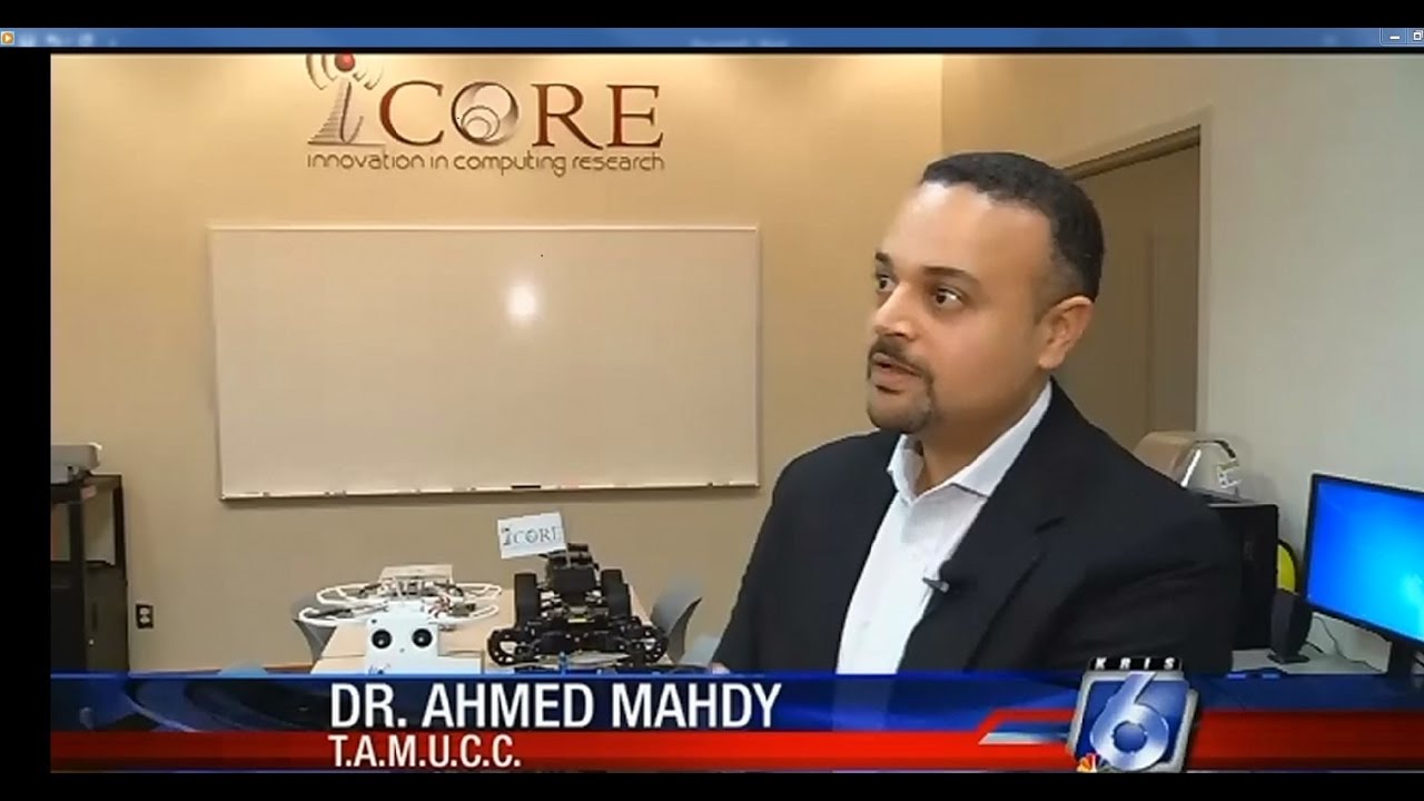 TAMUCC gets drone grant on KRISTV by Dr. Ahmed Mahdy - YouTube
