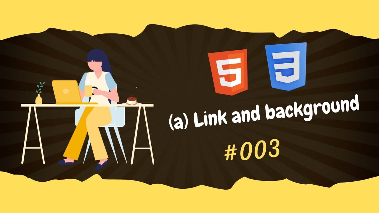 Link and Background #003 | Html & Css Course - YouTube