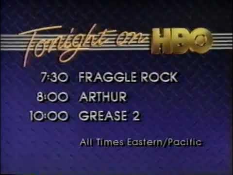 Tonight on HBO bumper 1983 - YouTube
