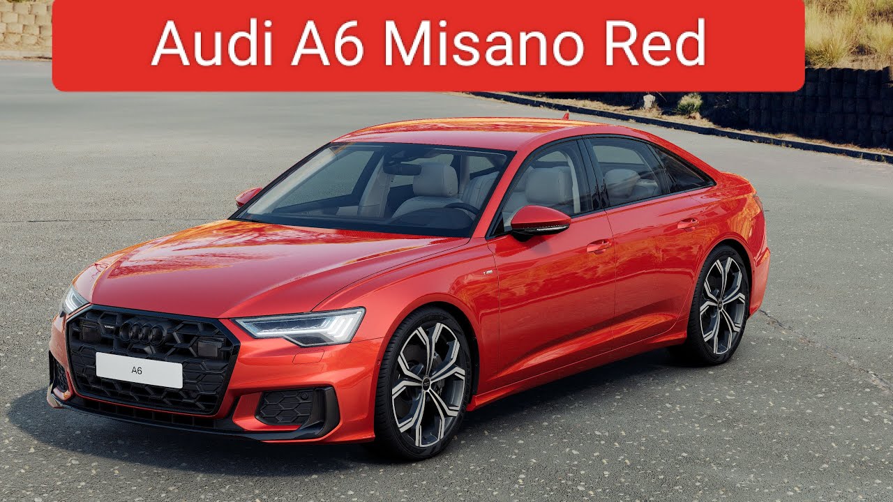 New Audi A6 C8 Misano Red 2024 Facelift - The Epitome of Luxury with ...