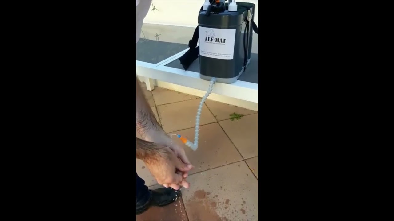 Lave mains mobile Alf'mat - YouTube