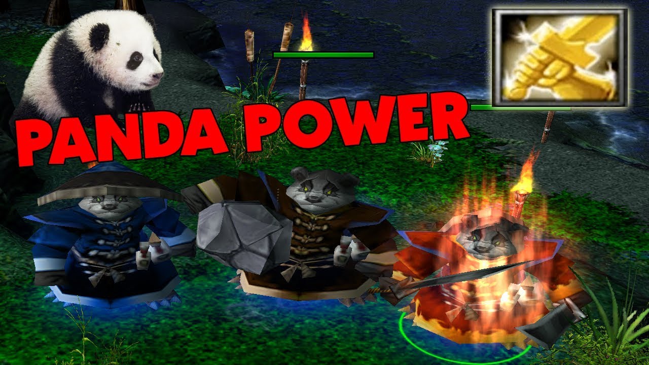 DOTA BREWMASTER PANDA POWER + RADIANCE (HARD GAME) - YouTube
