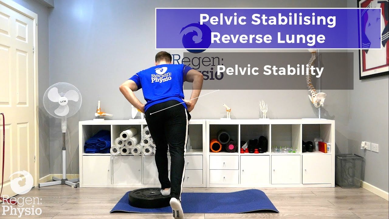 Pelvic Stability Lunge - YouTube