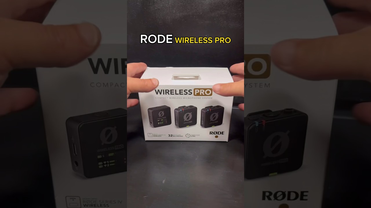 Stepping up my content game with the Rode Wireless Pro. #shorts #rode # ...