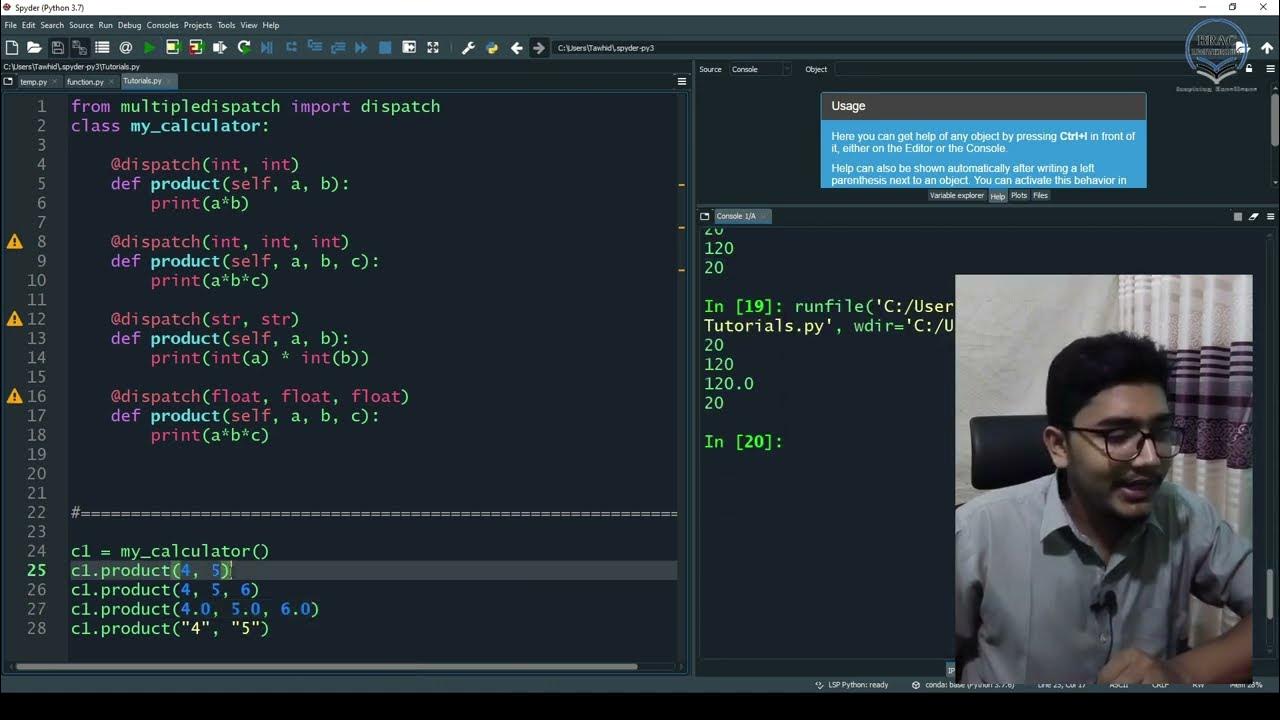 L13 | Python OOP | Method Overloading | Part-2 of 2 | Bangla - YouTube