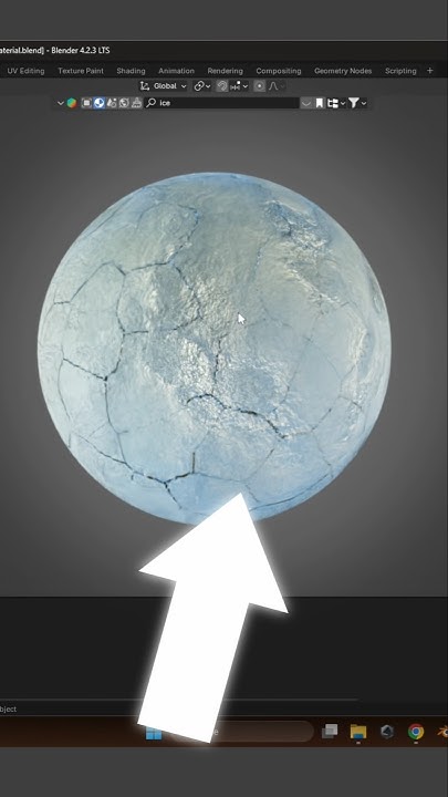 Blender Advent Calendar Day 5 | Ice Material 💯 #blender #b3d #blender3d #tutorial - YouTube