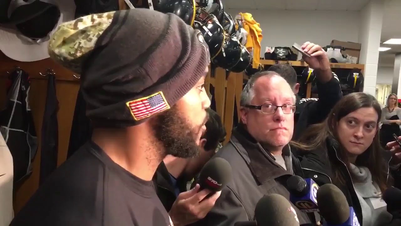 Mike Mitchell - 6 Dec 2017 - Steelers Post Game Interview - Shot By ...