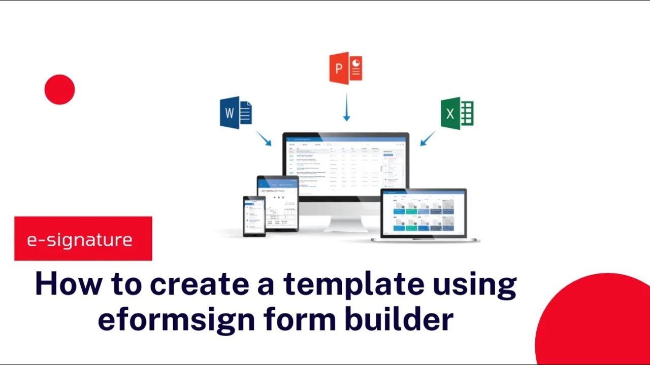 How to create a template using eformsign form builder | electronic ...