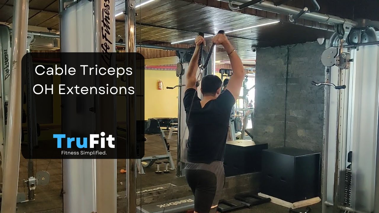 Cable Tricep OH Ext - YouTube