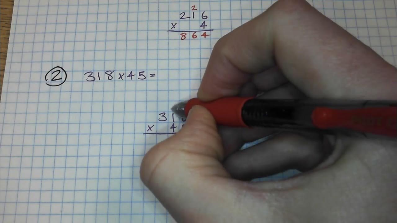 NBT.5 Multiplication: Standard Algorithm - YouTube